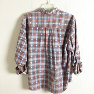 Koret | Tops | Vintage Koret City Blues Button Down Top Red Blue With ...